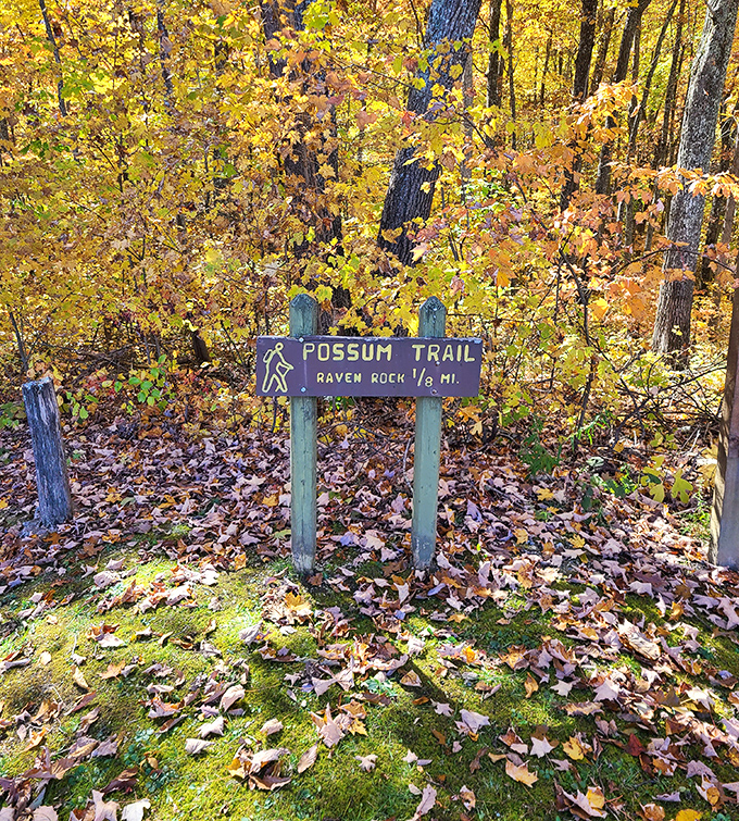 Possum Trail might not sound glamorous, but this path to Raven Rock promises adventures worthy of a much fancier name.