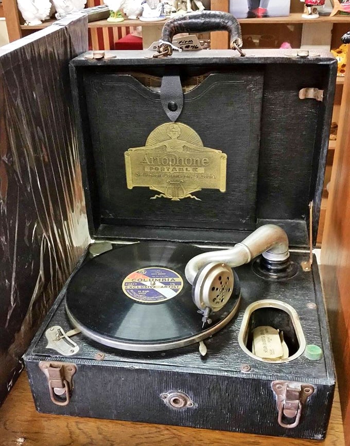 This Columbia gramophone spun jazz when jazz was dangerous and records were the only streaming service in town.