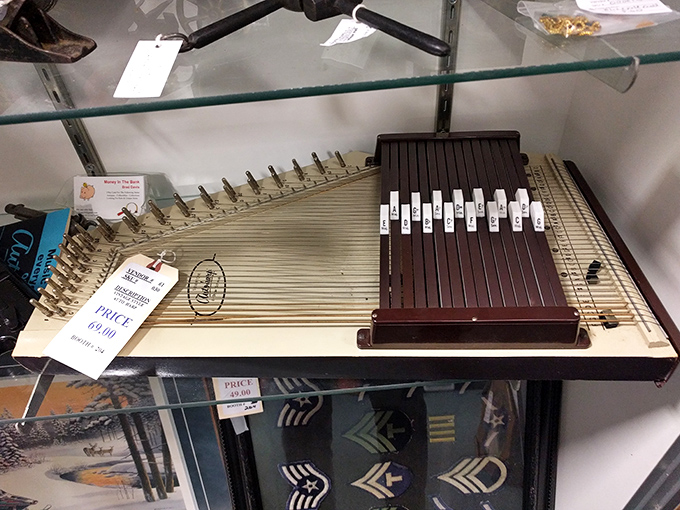 Vintage autoharps await musical revival from someone brave enough to learn pre-digital instrument mastery techniques.