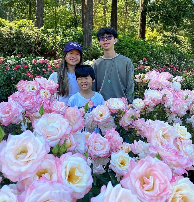 The garden creates memories that bloom forever. Visitors find themselves surrounded by nature's most impressive show-offs.