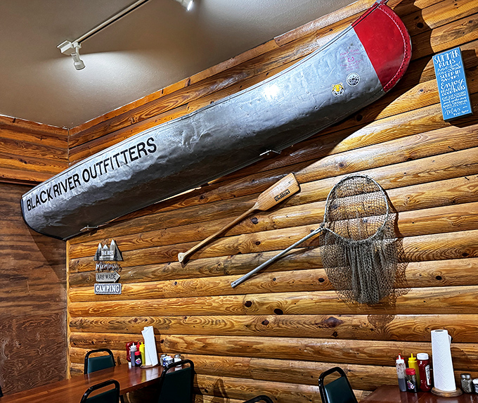 That canoe on the wall isn't just decoration &ndash; it's a reminder that great adventures and great barbecue often go hand in hand.