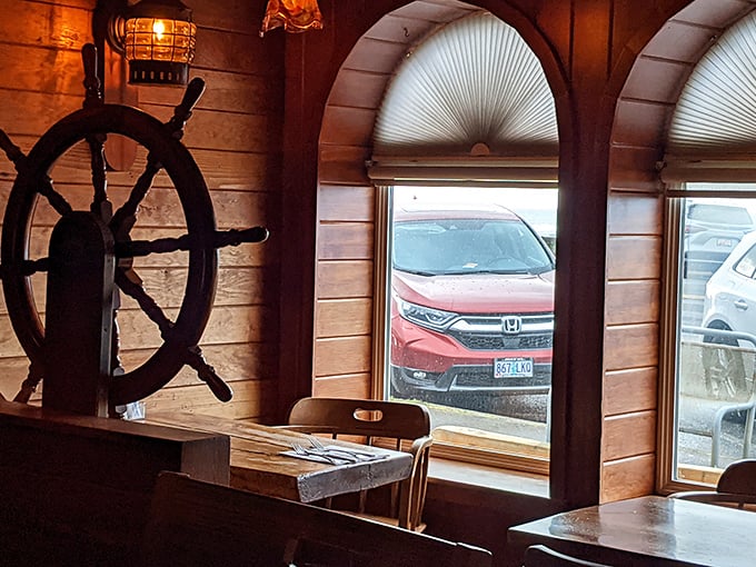 That ship's wheel isn't just decoration&mdash;it's steering you toward the best meal on your coastal journey.