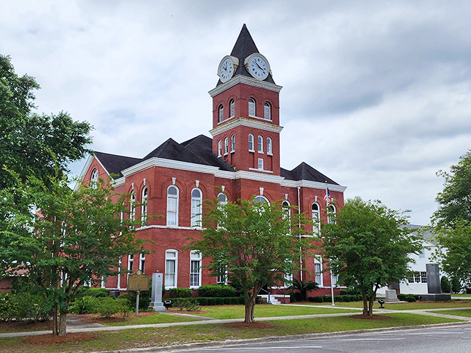 Time literally stands still in Jesup's clock tower, as if to say, "What's your rush? The early bird special isn't going anywhere."