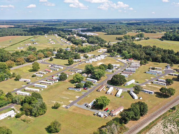 From above, Seaford reveals its perfect balance of community clusters and open spaces – human habitation that hasn't forgotten its relationship with the land.