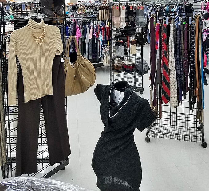 Curated outfits that whisper "statement piece" rather than "secondhand." That little black dress might have attended more interesting parties than you have.