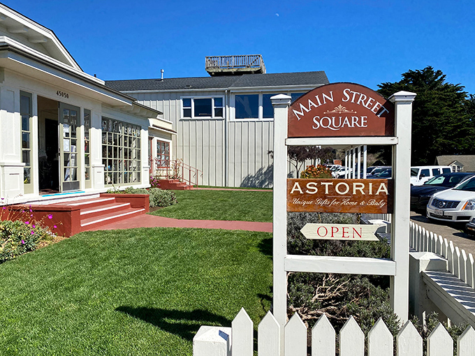 Main Street Square's shops offer the perfect excuse to linger in Mendocino just a little longer&mdash;as if you needed one.
