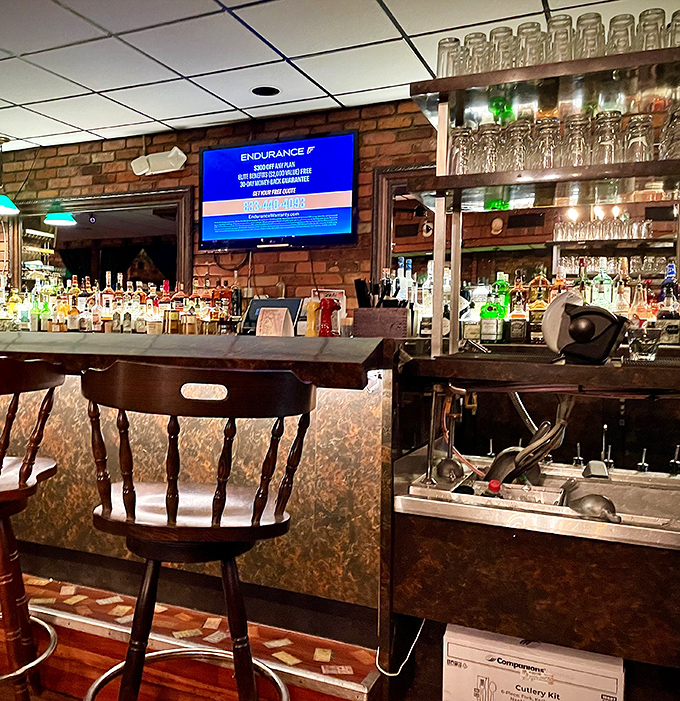 Where libations meet expectations. The well-stocked bar ensures your slider adventure is properly accompanied by whatever your thirst desires.