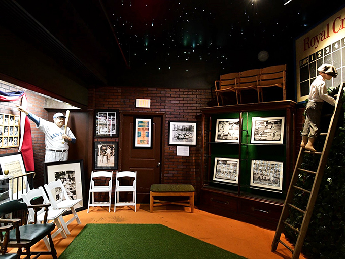 The baseball gallery reveals how America's pastime and America's criminals shared a spring training ground in Hot Springs.