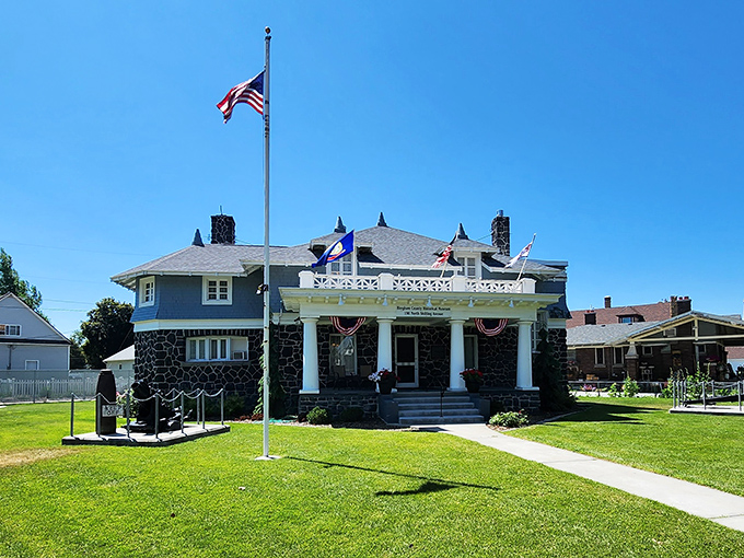 The Bingham County Historical Museum: a stately home turned time machine, no flux capacitor needed.