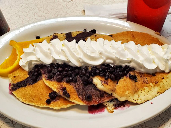 15. blueberry pancakes