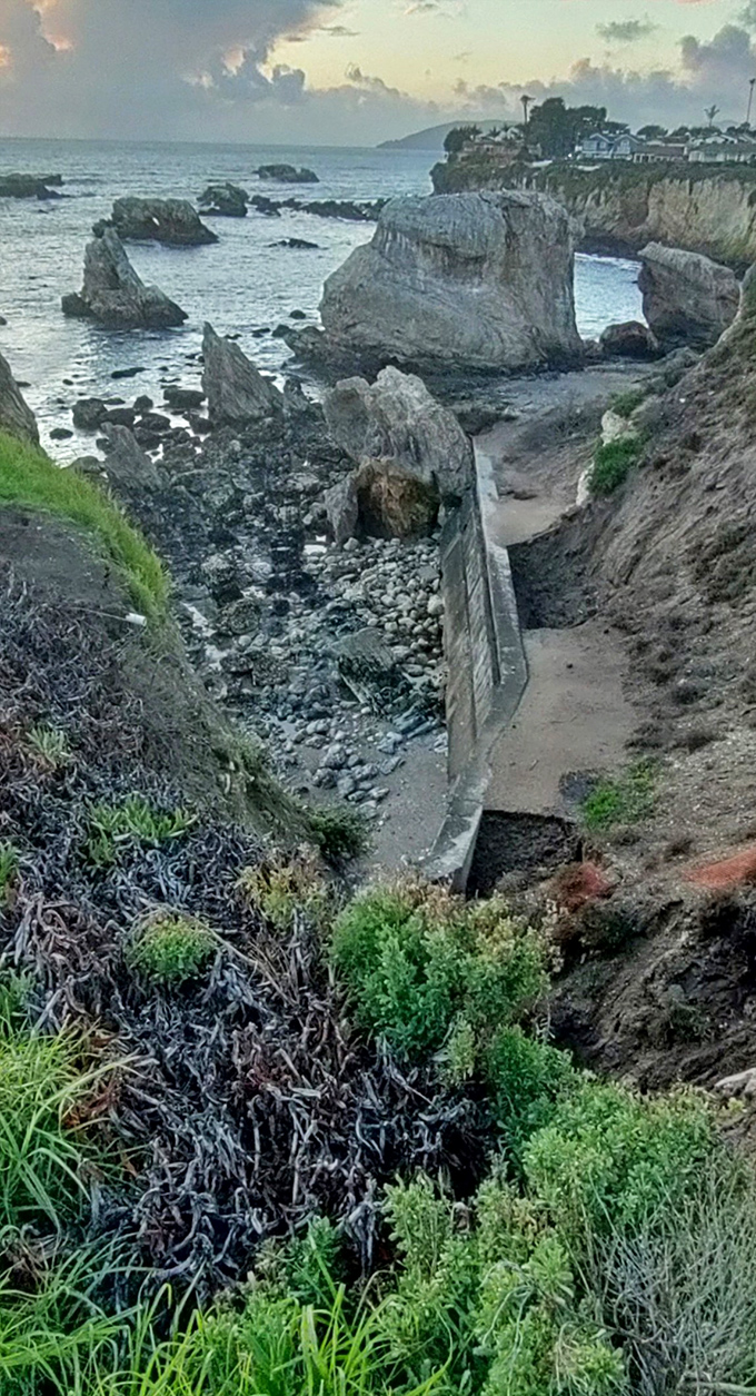 Dramatic cliffs meeting restless waves in a geological love story millions of years in the making. Sunset here is worth planning your entire day around.