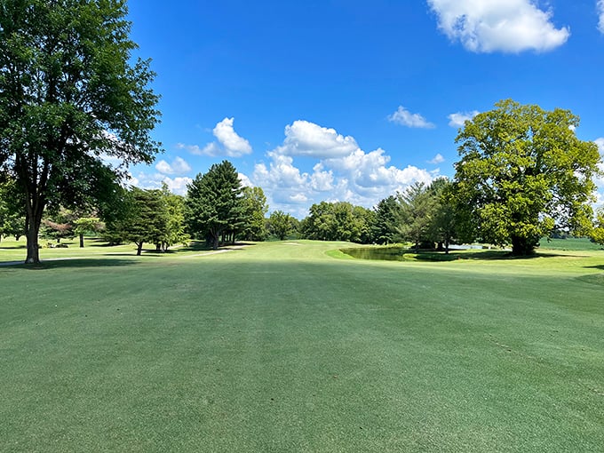 The Bowling Green Country Club's emerald fairways roll out like a green carpet, inviting both serious golfers and those who just enjoy chasing little white balls.