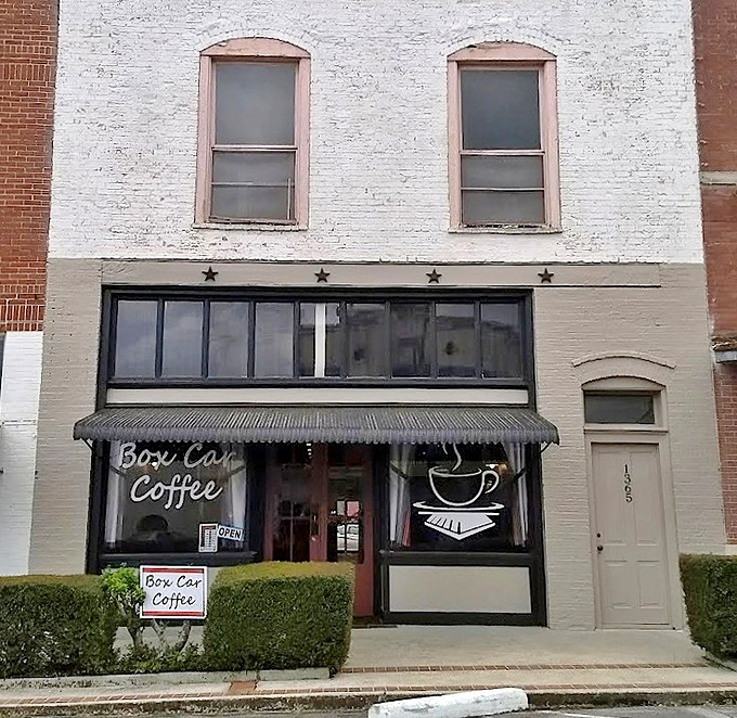 Box Car Coffee serves up caffeine and conversation in a historic downtown building where the train theme isn't just clever marketing.