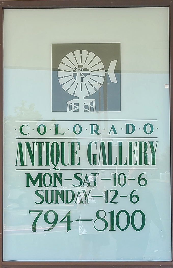 The windmill logo and business hours&mdash;your invitation to step back in time six days a week at this Colorado institution.