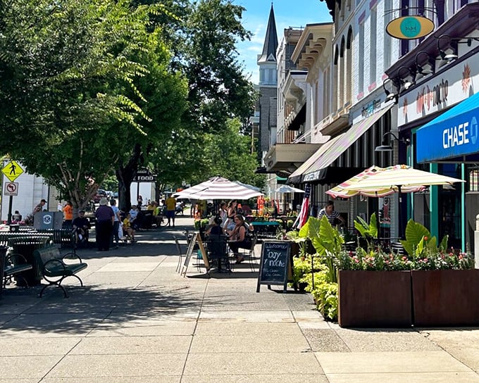 Summer brings out the tents and the community, proving that happiness really can be found at a small-town street fair.