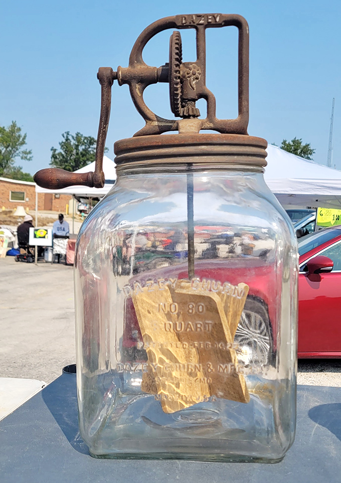 This antique butter churn isn't just kitchen history&mdash;it's a conversation piece that makes modern appliances seem soulless by comparison.