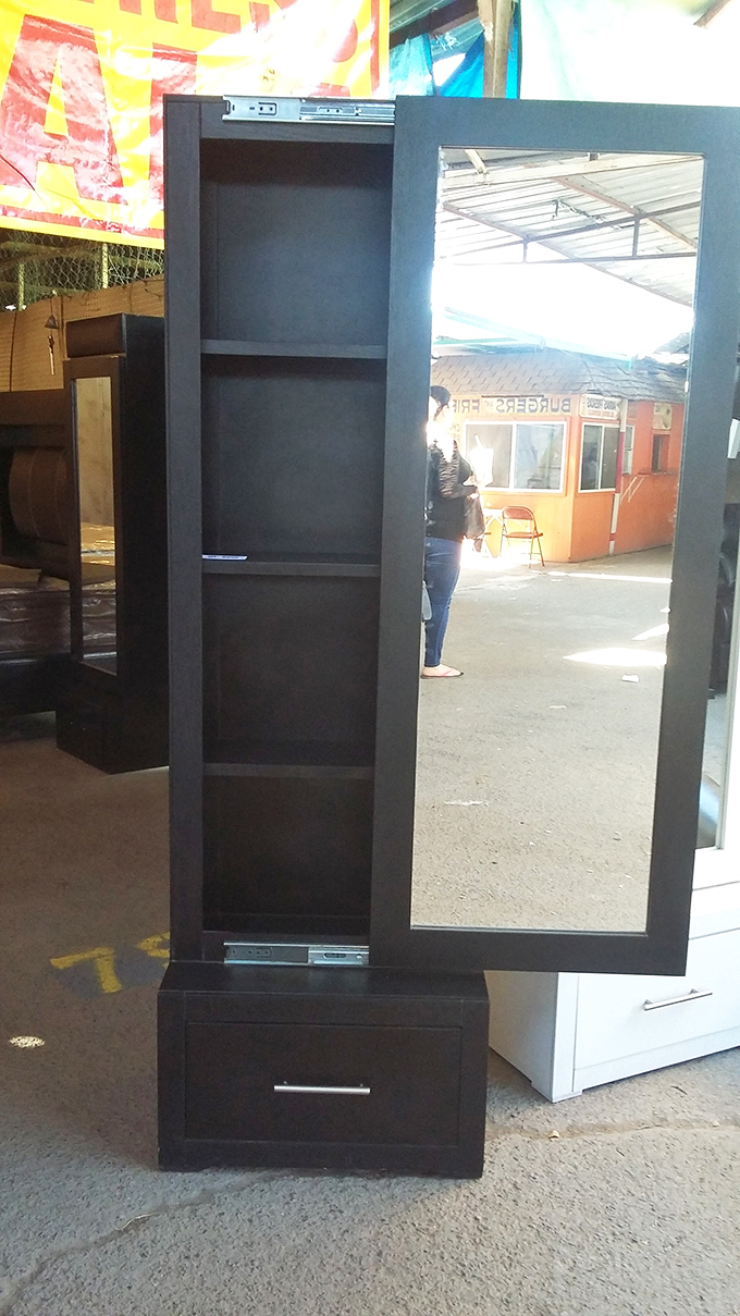 This mirrored cabinet isn't just furniture&mdash;it's the starting point for your home's next chapter, waiting to be filled with your life's treasures.