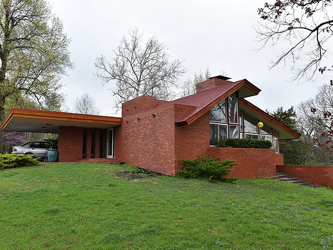 The mid-century Carroll Alsop House showcases architectural flair in a town where housing prices let you afford the home of your dreams.