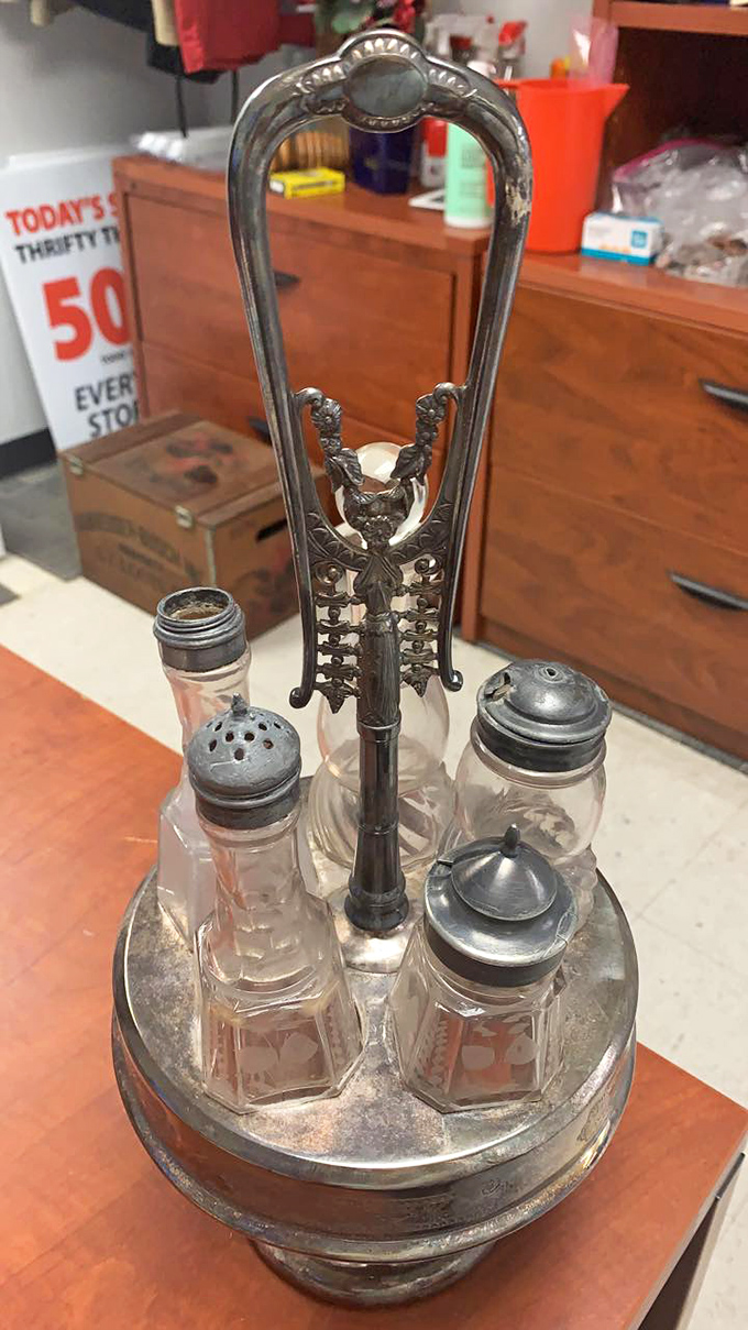 This vintage castor set isn't just kitchen equipment&mdash;it's a silver-plated time machine to elegant dinner parties of the past.