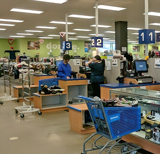 Checkout counters where treasures become yours officially. The thrill of the hunt concludes with the sweet victory of savings.