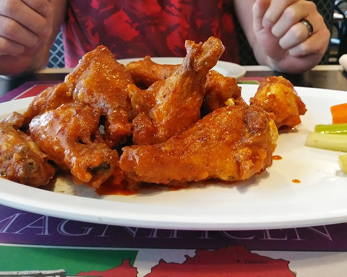 These aren't just wings&mdash;they're a reminder that Italian restaurants often hide unexpected treasures beyond pasta. Crispy, saucy perfection worth the sticky fingers.