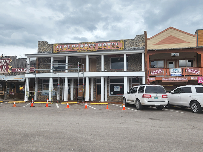 The historic Cloudcroft Hotel stands as the grand dame of mountain hospitality, offering a glimpse into an era when travel was an elegant affair.