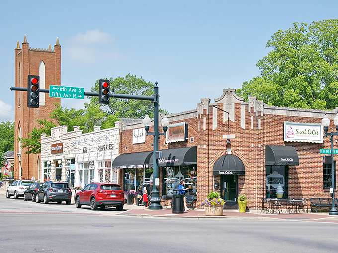 Downtown Franklin's streetscape is a masterclass in preservation, where every awning and storefront tells part of Tennessee's ongoing story.