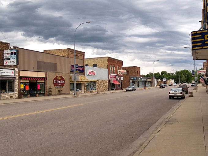 Downtown Lisbon under dramatic skies &ndash; where weather provides daily entertainment and conversation starters for everyone.