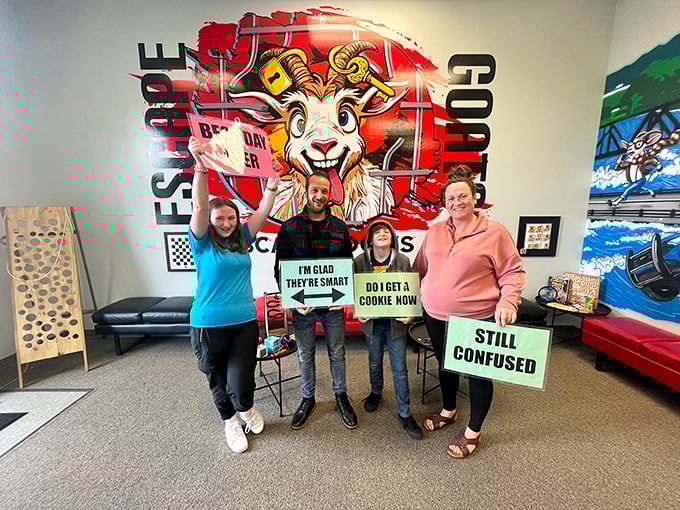 Escape Goats Escape Room delivers puzzles with a side of humor, where families discover that sometimes confusion is just the beginning of a great story.