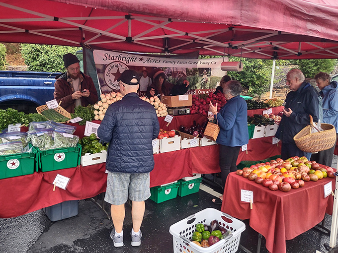 Farm-to-table isn't just a trendy phrase at Grass Valley's Farmers' Market&mdash;it's a handshake agreement between the people who grow food and those who savor it.