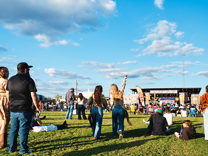 The Feels Like Home Festival brings the community together under Texas skies, where live music and lawn chairs create the perfect small-town symphony.