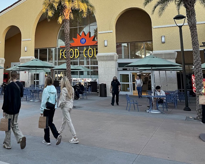 The Food Court&mdash;where shopping marathoners refuel before their second wind. Because bargain hunting burns serious calories.
