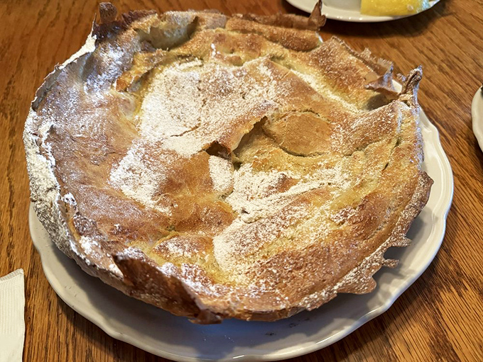 The German pancake &ndash; a golden crater of deliciousness that puffs up with such dramatic flair it deserves its own spotlight and standing ovation.