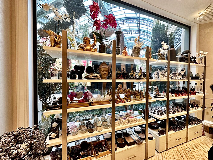 The gift shop offers miniature versions of the magic outside&mdash;perfect for those who want to take a piece home.