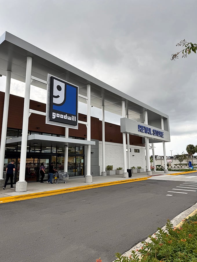 The modern face of Goodwill welcomes bargain hunters and eco-conscious shoppers alike. This isn't just thrifting&mdash;it's retail therapy with a conscience.