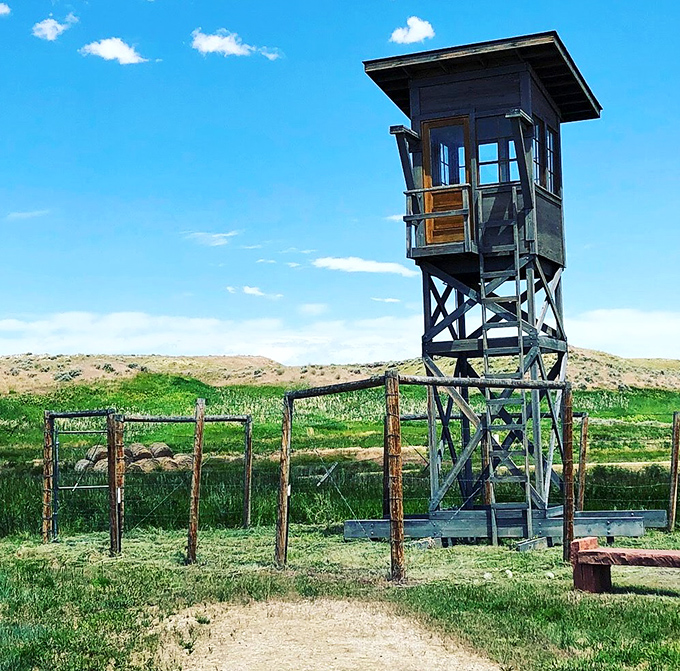 Heart Mountain's observation tower stands as a poignant reminder of history, inviting visitors to witness the landscape through a different lens.
