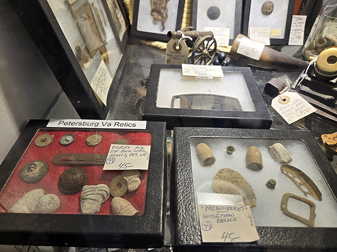 Civil War relics from Petersburg remind you that Virginia's history is literally everywhere, even at the flea market.
