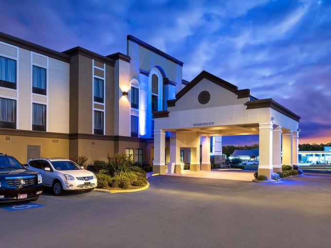 The Holiday Inn Express stands ready for visiting family&mdash;because while you love them dearly, sometimes love works better with separate sleeping quarters.