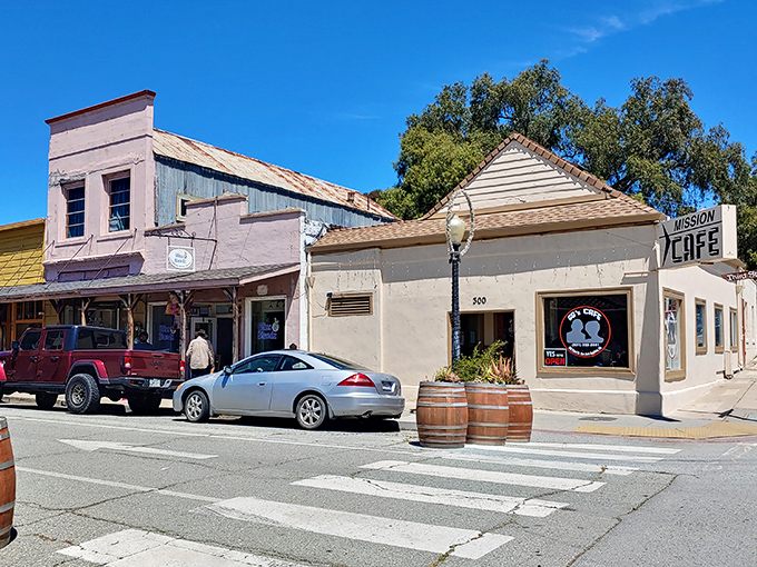 The Mission Cafe sits at the intersection of history and hunger, serving comfort food to travelers who've worked up an appetite exploring the past.