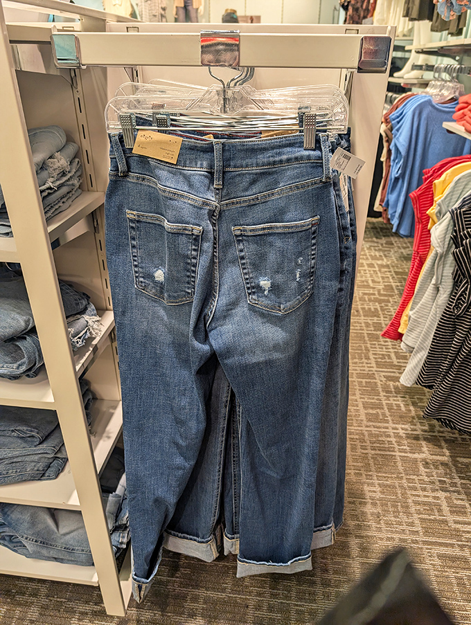 The perfect pair awaits! These distressed jeans promise to become your second skin &ndash; comfortable enough for all-day shopping marathons yet stylish enough for dinner after.