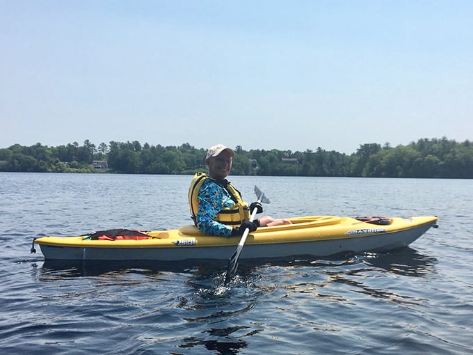 Kayaking the calm waters&mdash;liquid therapy that beats any therapist's couch and costs far less too.