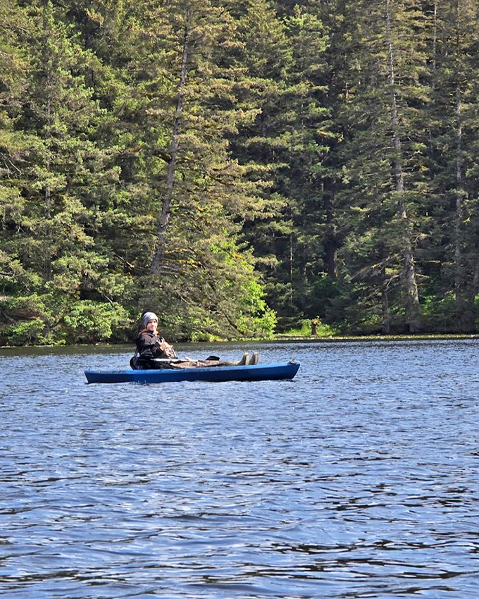 Social distancing, Alaska-style: Kayaking on Kodiak's pristine waters offers the kind of peaceful isolation that makes you forget what day of the week it is.