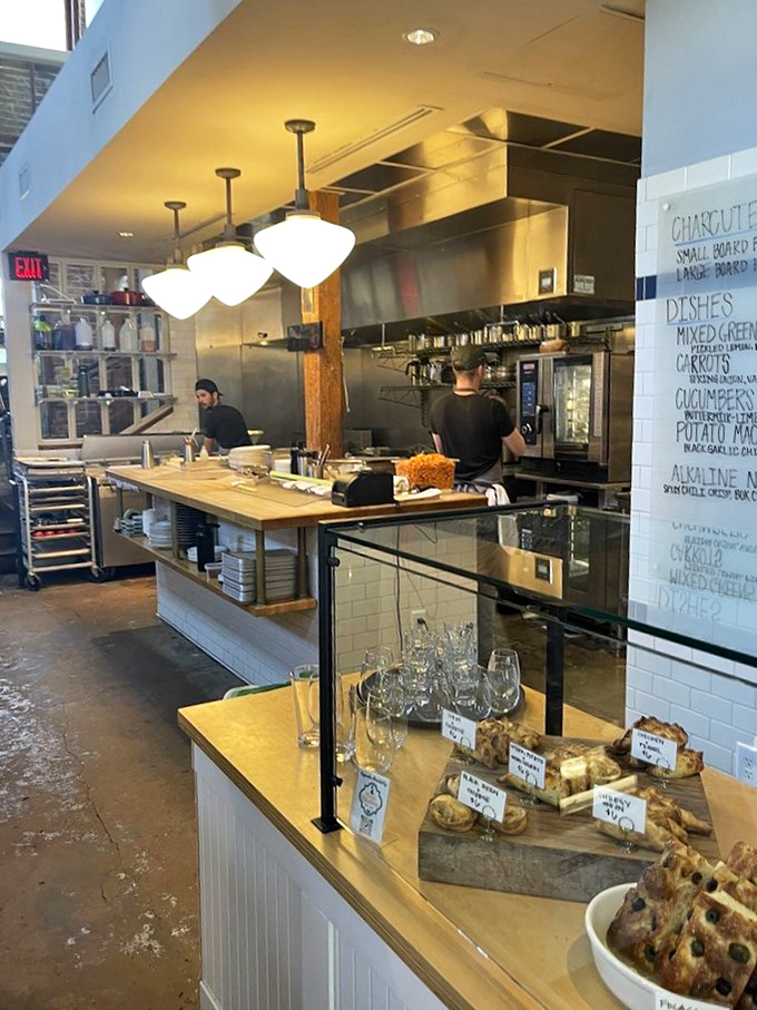 In the open kitchen, culinary magic unfolds before your eyes&mdash;a transparency that shows complete confidence in their craft.