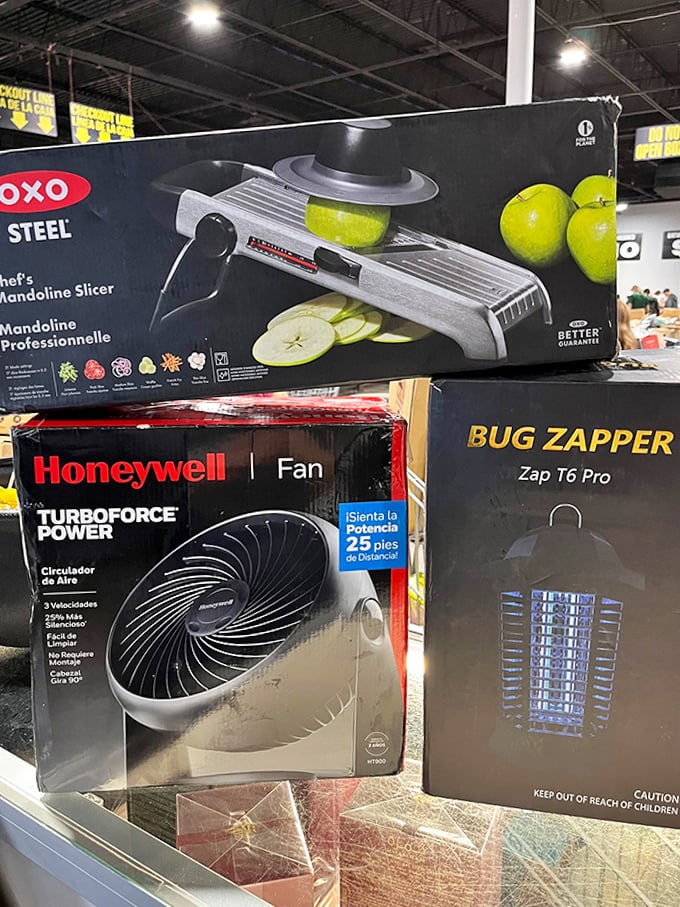 Kitchen gadgets galore &ndash; from mandoline slicers to bug zappers, because Louisiana living requires both.