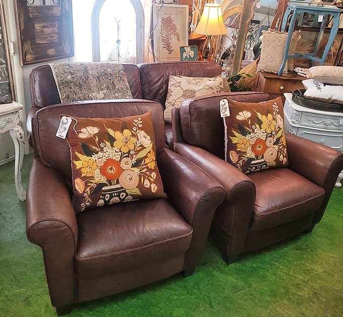 These leather armchairs have already heard a thousand stories&mdash;now they're waiting to hear yours, preferably with a good book and better whiskey.