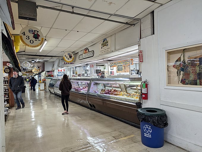 The meat counter&mdash;where butchers still know their craft and might just throw in cooking advice for free with your purchase.