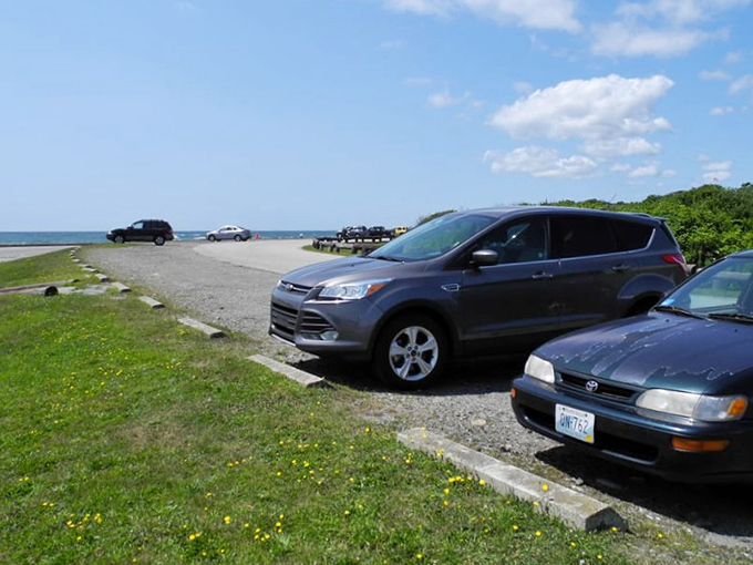 Park with a view! The oceanfront parking area means you're just steps away from breathtaking vistas that rival any coastal scene worldwide.