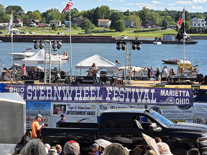The Ohio River Sternwheeler Festival transforms the waterfront into a floating party where history and celebration collide in spectacular fashion. 