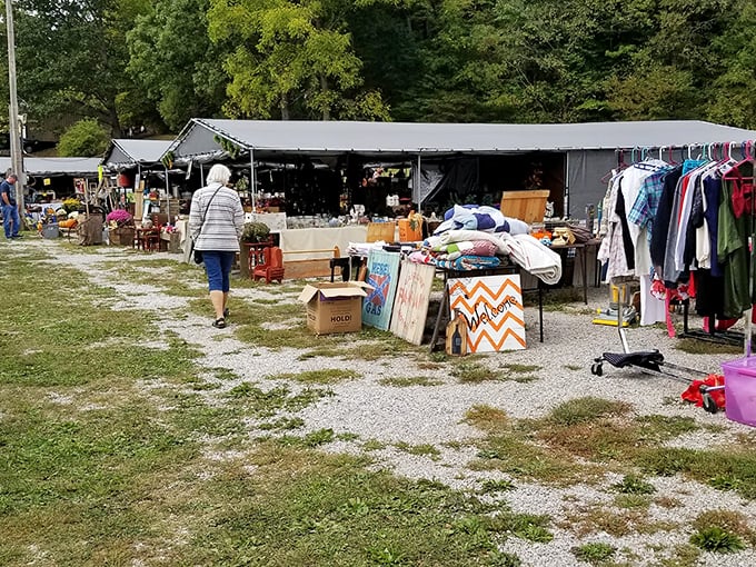 The Olde Tyme Flea Market is where treasure-hunting becomes an Olympic sport. One person's castoff becomes another's conversation piece&mdash;the circle of shopping life.
