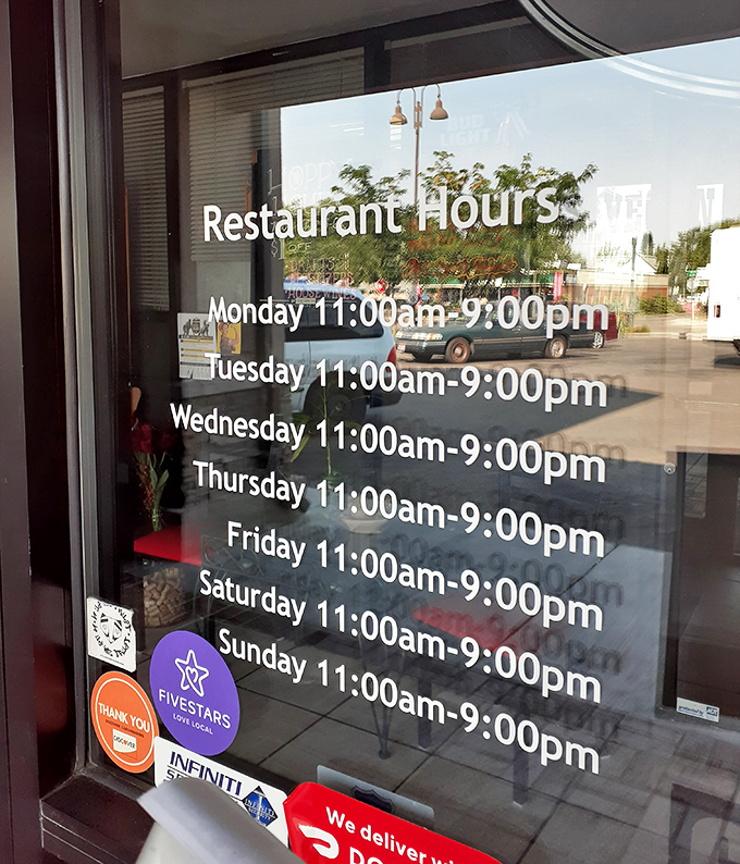 Open seven days a week from 11am to 9pm&mdash;because burger and barbecue cravings don't respect weekends only.